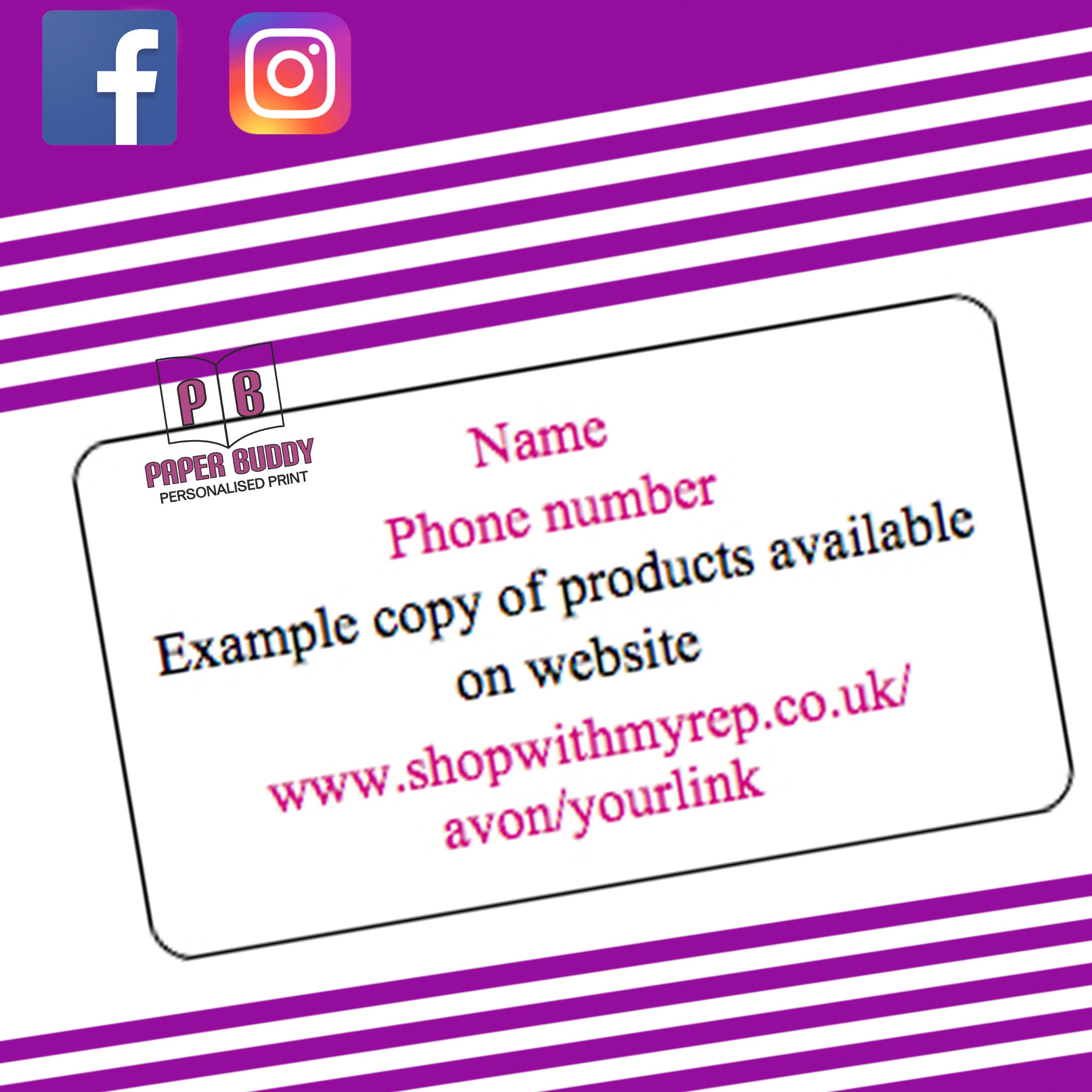 Avon Brochure Labels 40 Stickers per Sheet for Avon Lady - Etsy