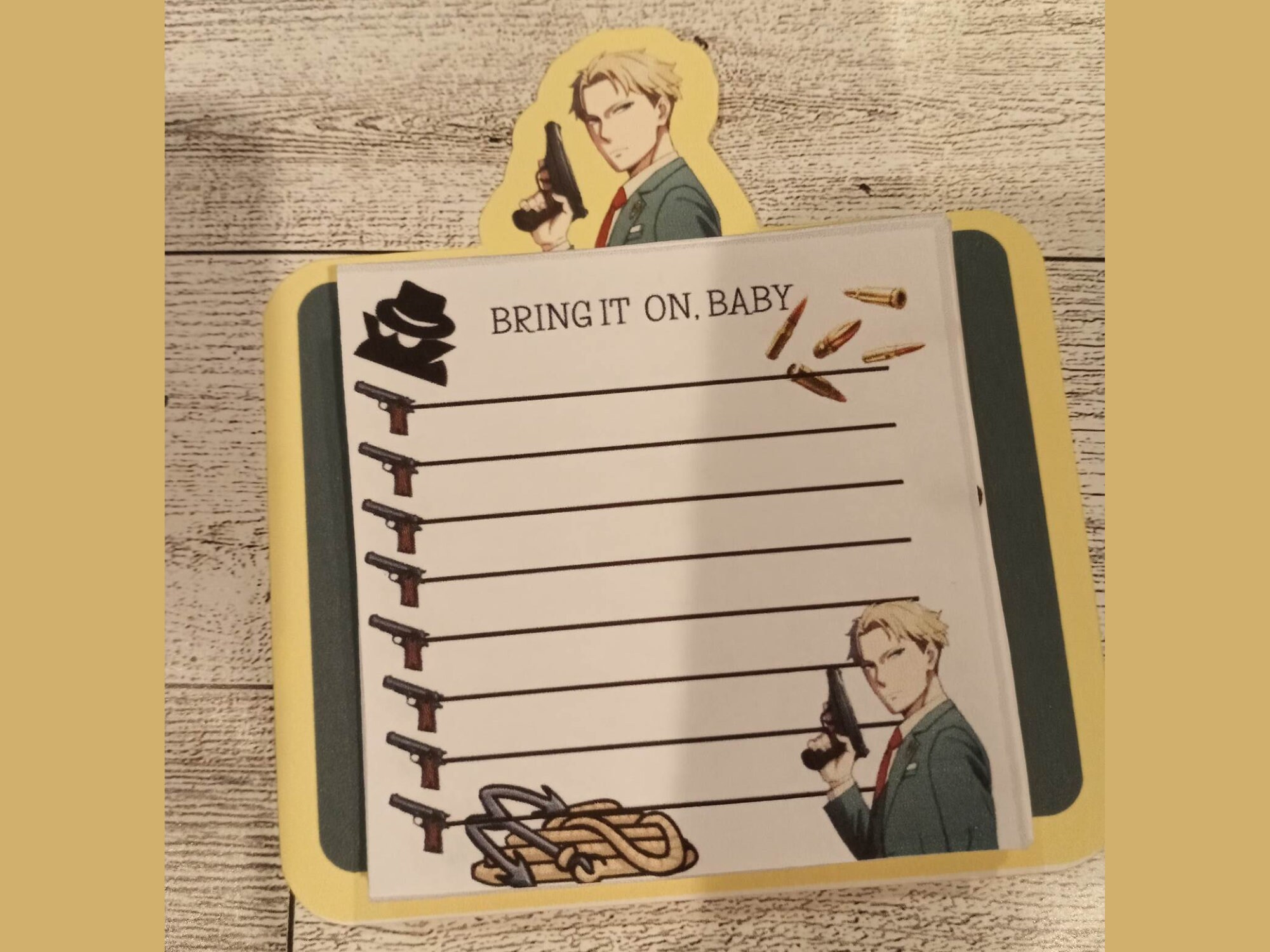 Anime 3x3 Memo Pads, Inspirational Memo Pads, Inspirational Stationary ...