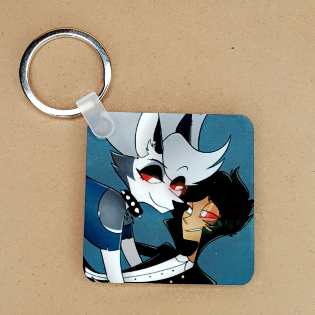 Zack and Loona Keychain - Etsy