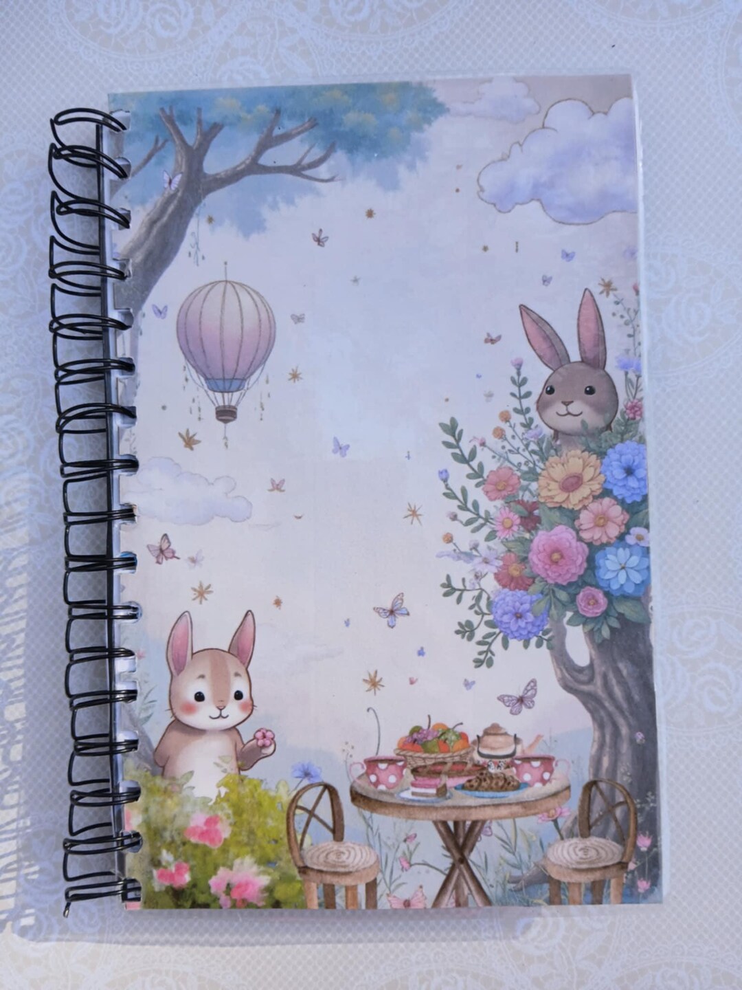 Cottontail Chronicles/ Easter Bunny Tea Party Notebook /easter Journal ...