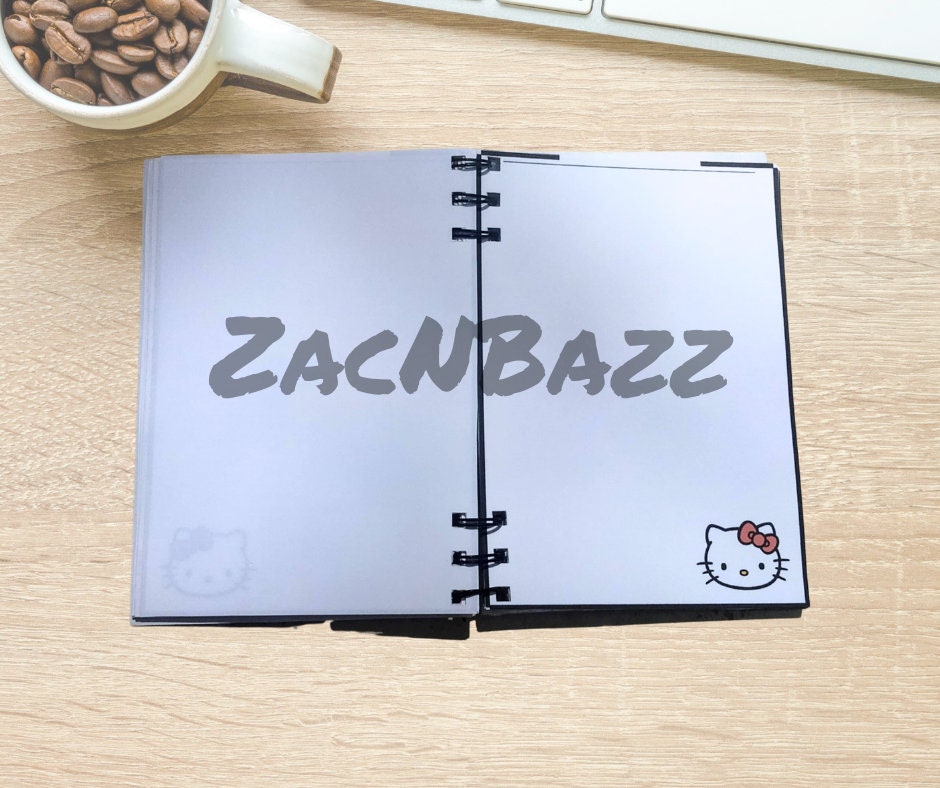 Hello Kitty Self-help Planner, Anime Planner, Junk Journal, Spiral ...