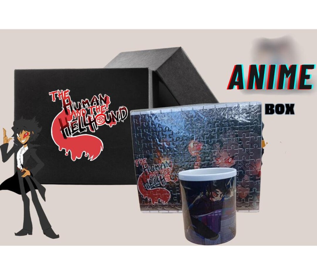 The Human and the Hellhound Box, Anime Create - Etsy