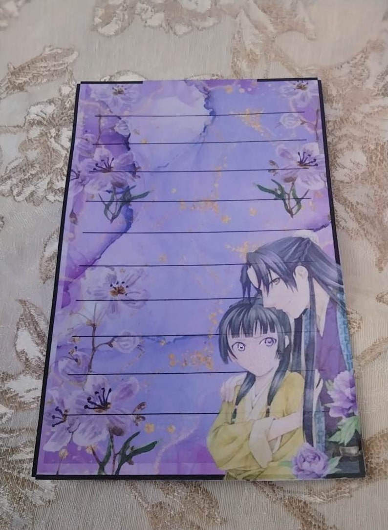 Anime Memo Pad: Maomao and Jinshi To-do-list Tablet - Etsy