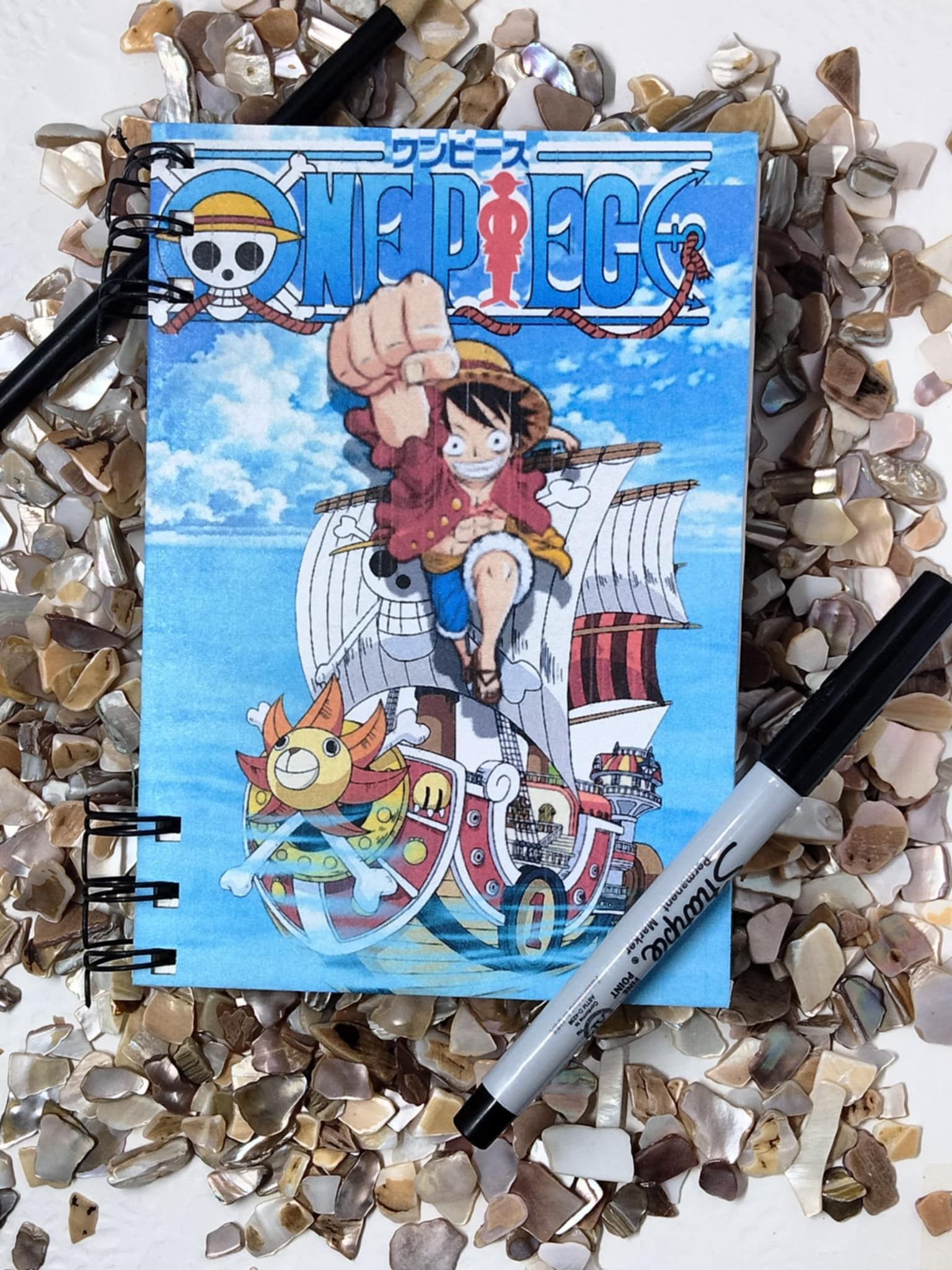 One Piece Self-help Planner, Anime Planner, Junk Journal, Spiral Bound ...