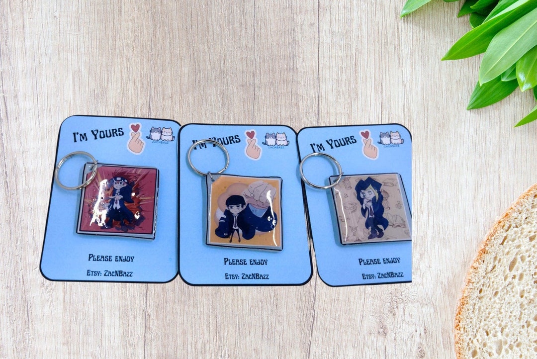 Mashle Anime Keychains (art Was Commissioned) - Etsy