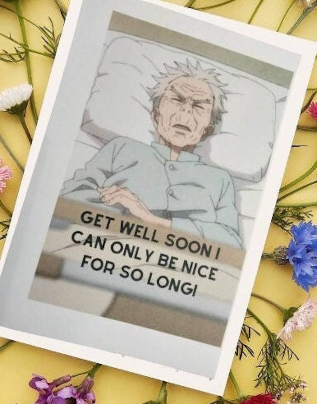 Anime Get Well/ Better Card (jujutsu Kaisen) - Etsy