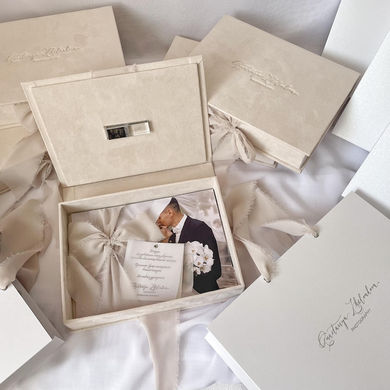 Personalized Photo Box 4x6, 5x7, 6x8 , Photo Packaging, Usb-box, DIY ...