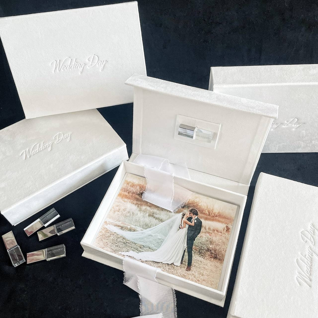 Personalized Photo Box 4x6", 5x7", 6x8" , Photo Packaging, Usb-box, DIY ...