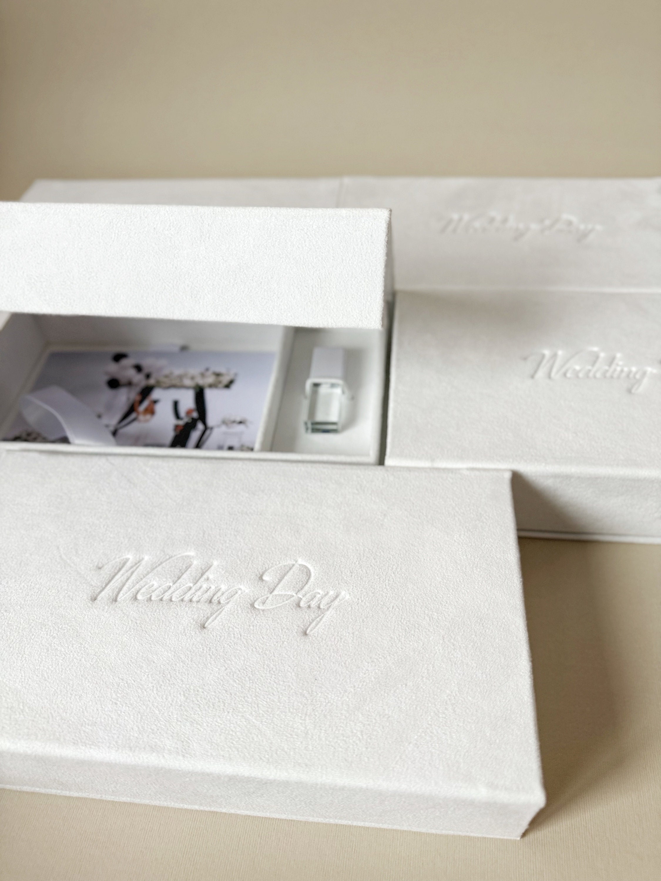 Personalized Photo Box 4x6", 5x7", 6x8" , Photo Packaging, Usb-box, DIY ...