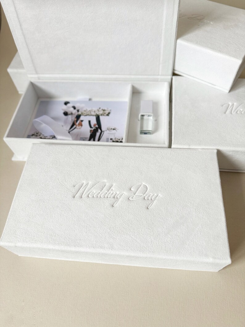 Personalized Photo Box 4x6", 5x7", 6x8" , Photo Packaging, Usb-box, DIY ...