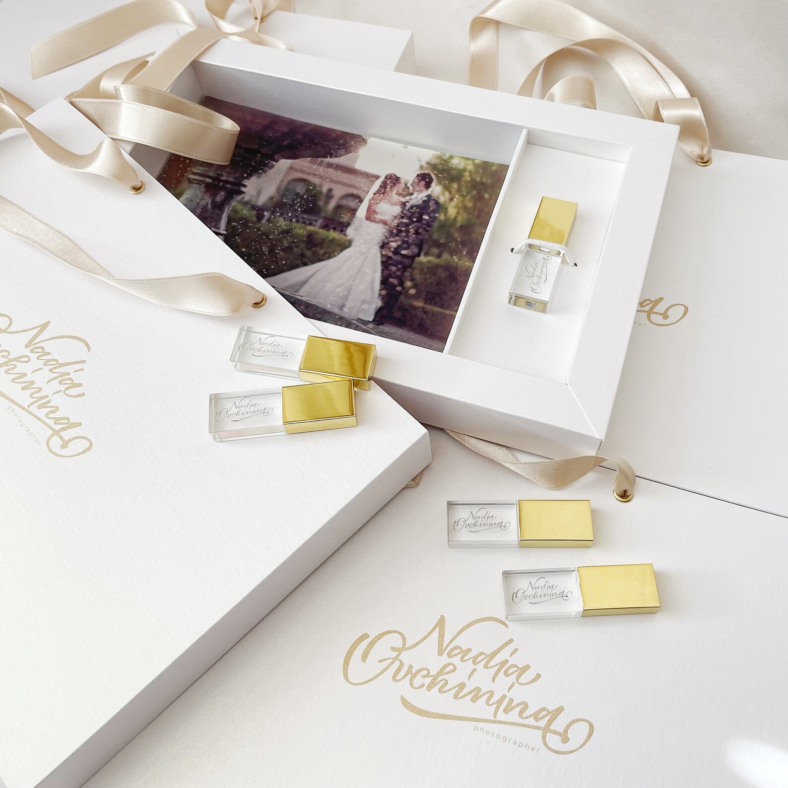 Personalized Photo Box 4x6, 5x7, 6x8 , Photo Packaging, Usb-box ...