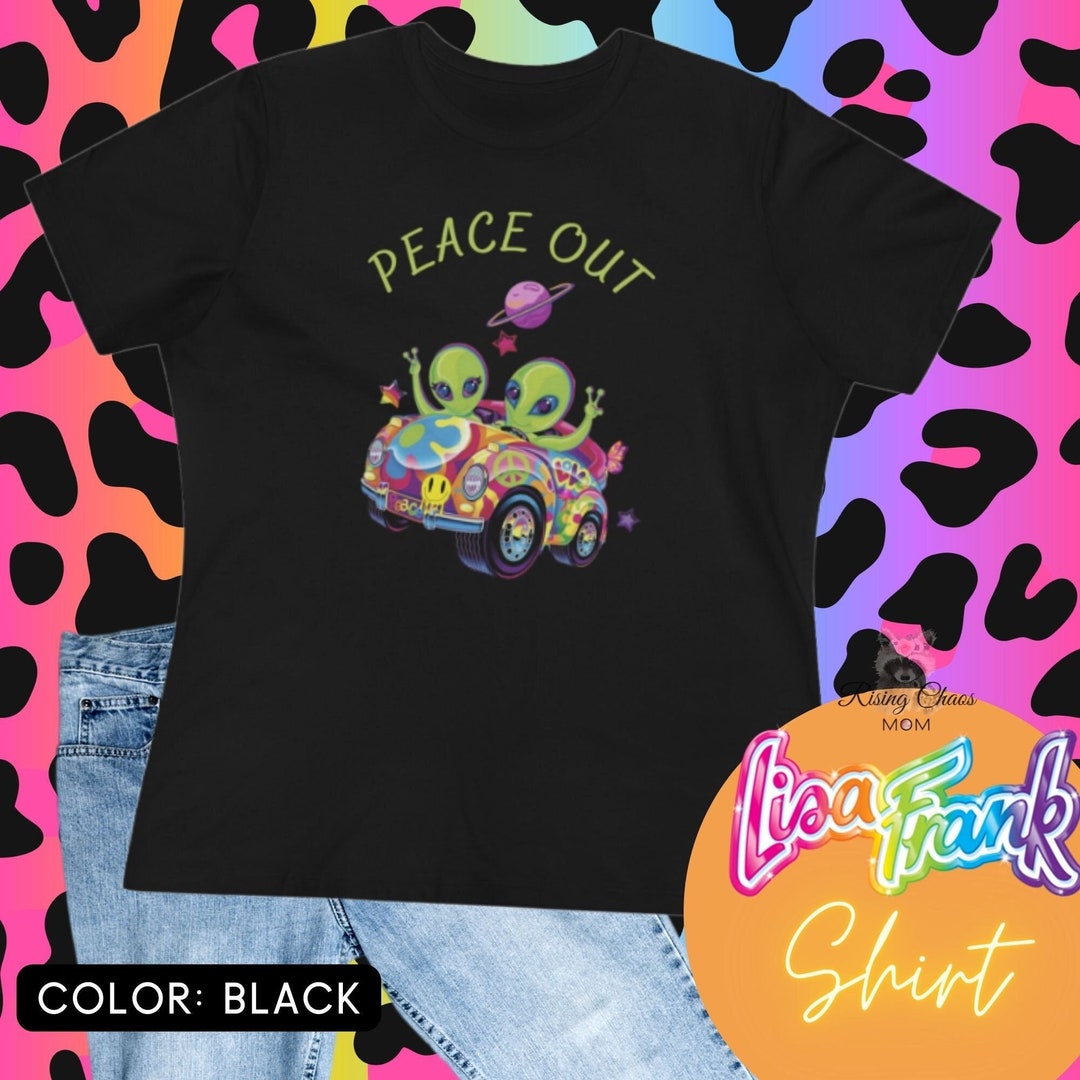 Lisa Frank Inspired Women's Shirt | Lisa Frank Aliens Inspired Top | 80 ...