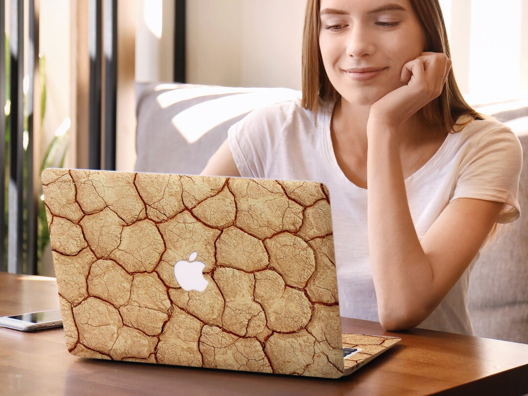 Cracked Earth Print Mural New Air 13 Beige MacBook Skin Natural Mac Air ...