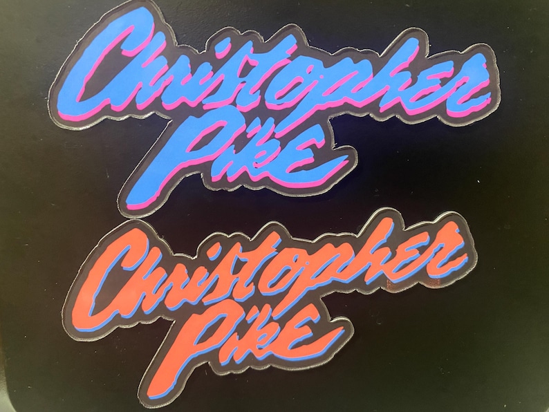 Christopher Pike Logo Kitchen Magnets Retro 90s YA Thriller Horror Book ...
