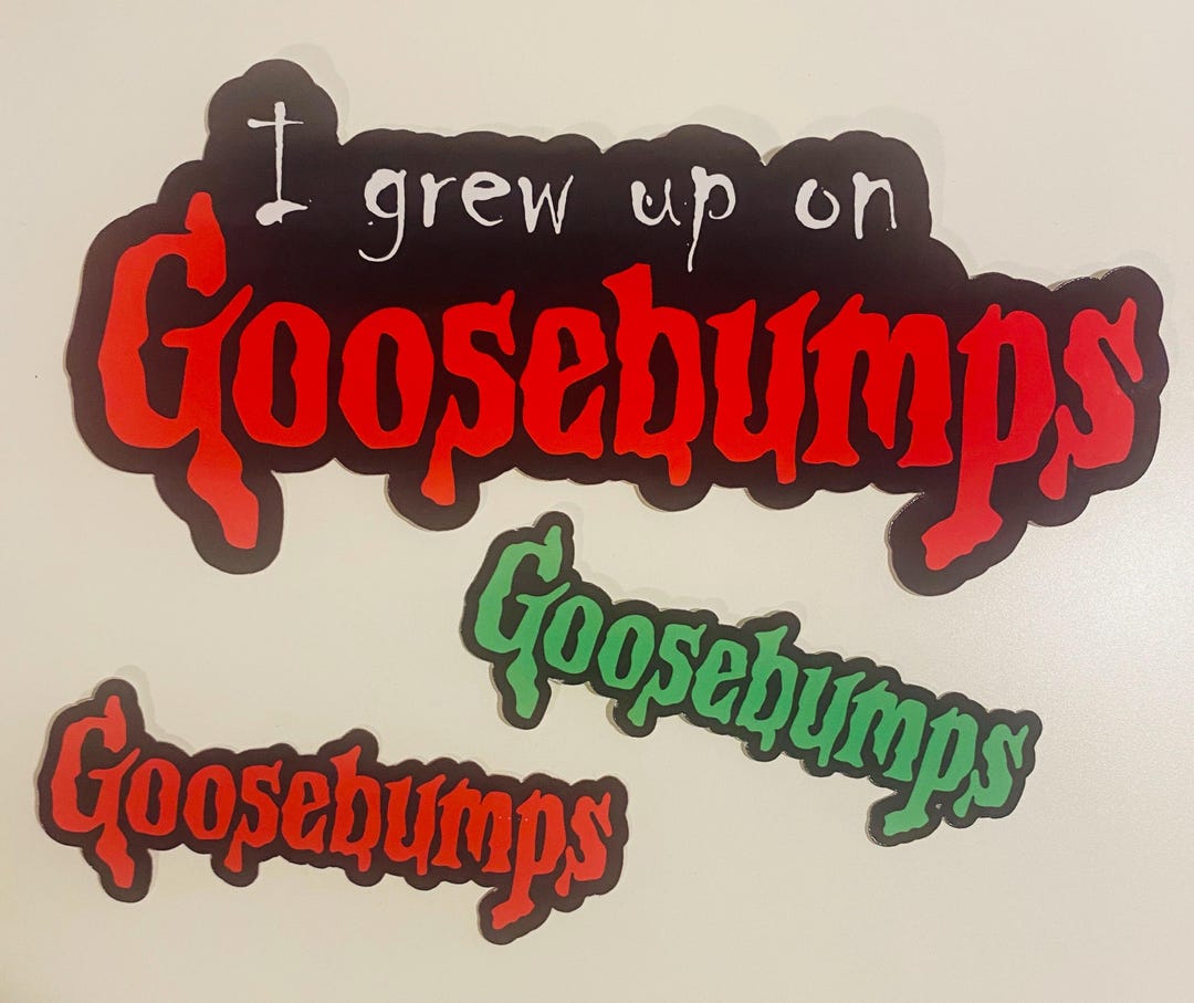 Goosebumps Logo Stickers – Retro 90s R.L. Stine YA Horror - Etsy