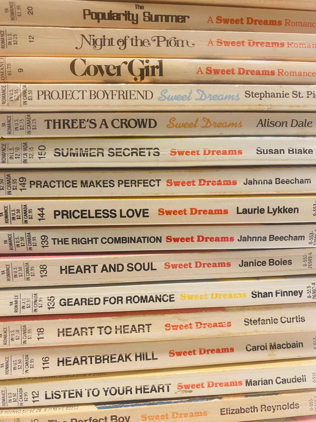 Sweet Dreams Vintage YA Romance Book, Choose 1 - Etsy