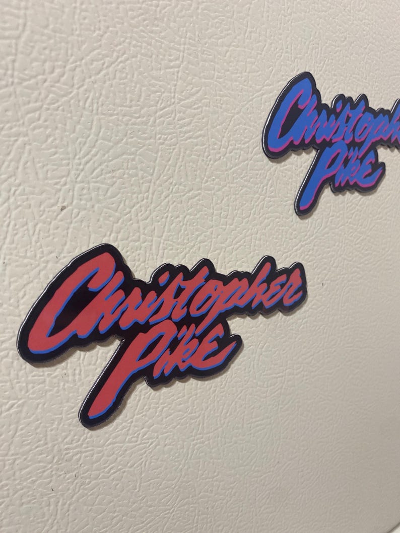 Christopher Pike Logo Kitchen Magnets Retro 90s YA Thriller Horror Book ...