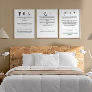 The Nativity of Jesus, Christmas KJV Bible Verse Wall Art Print, the ...