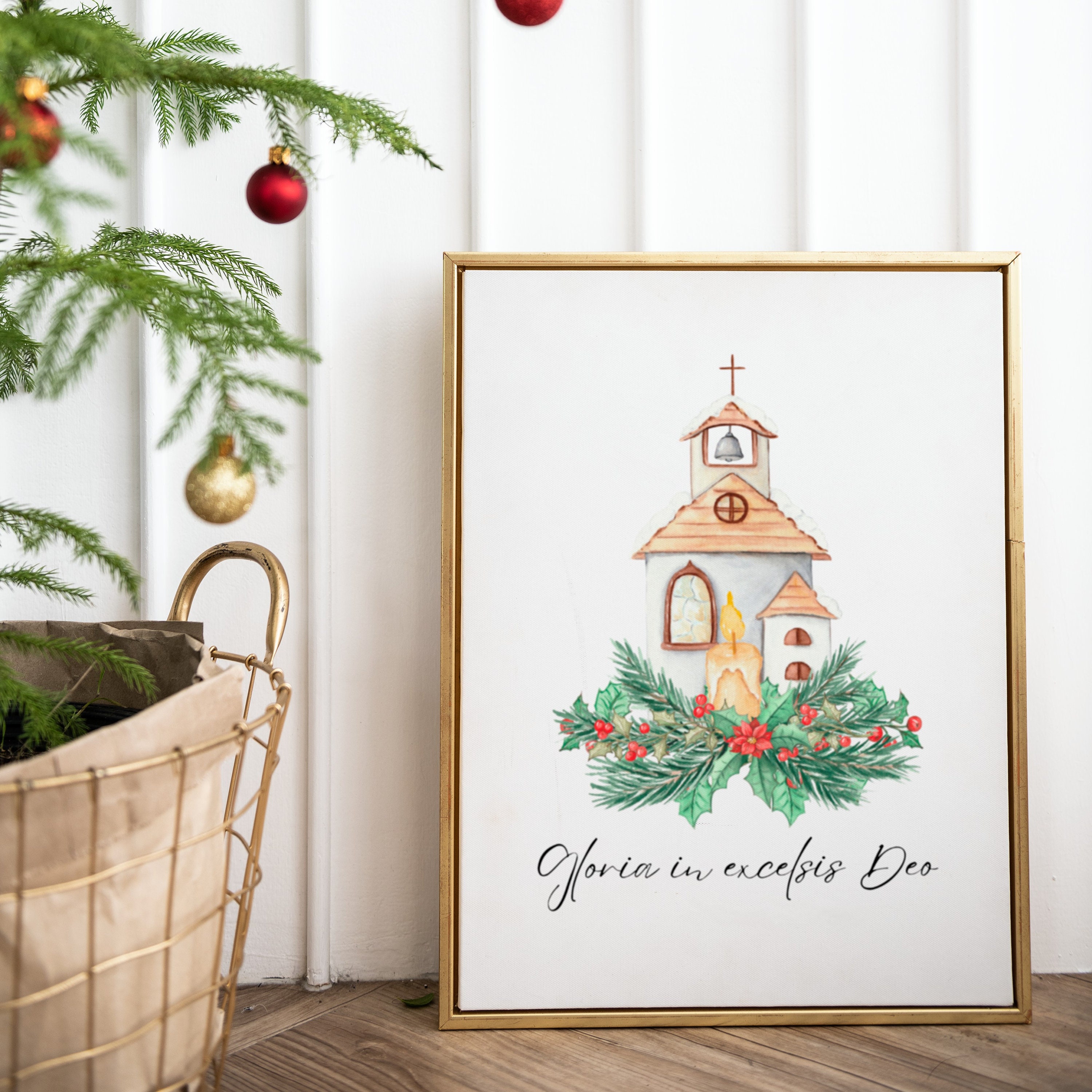 Gloria in Excelsis Deo Download, Printable Christmas Wall Art ...