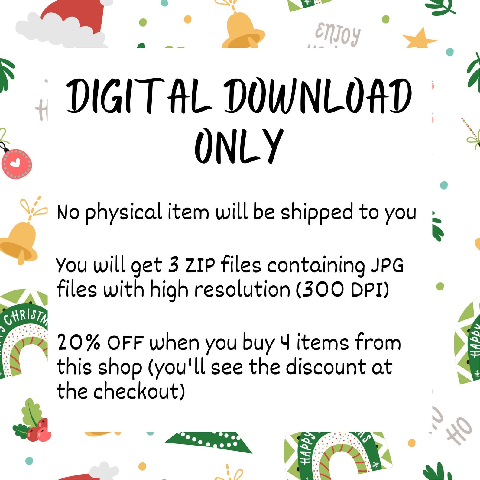 Printable Christmas Bible Verse Bundle Set of 6, Digital Christmas Wall ...