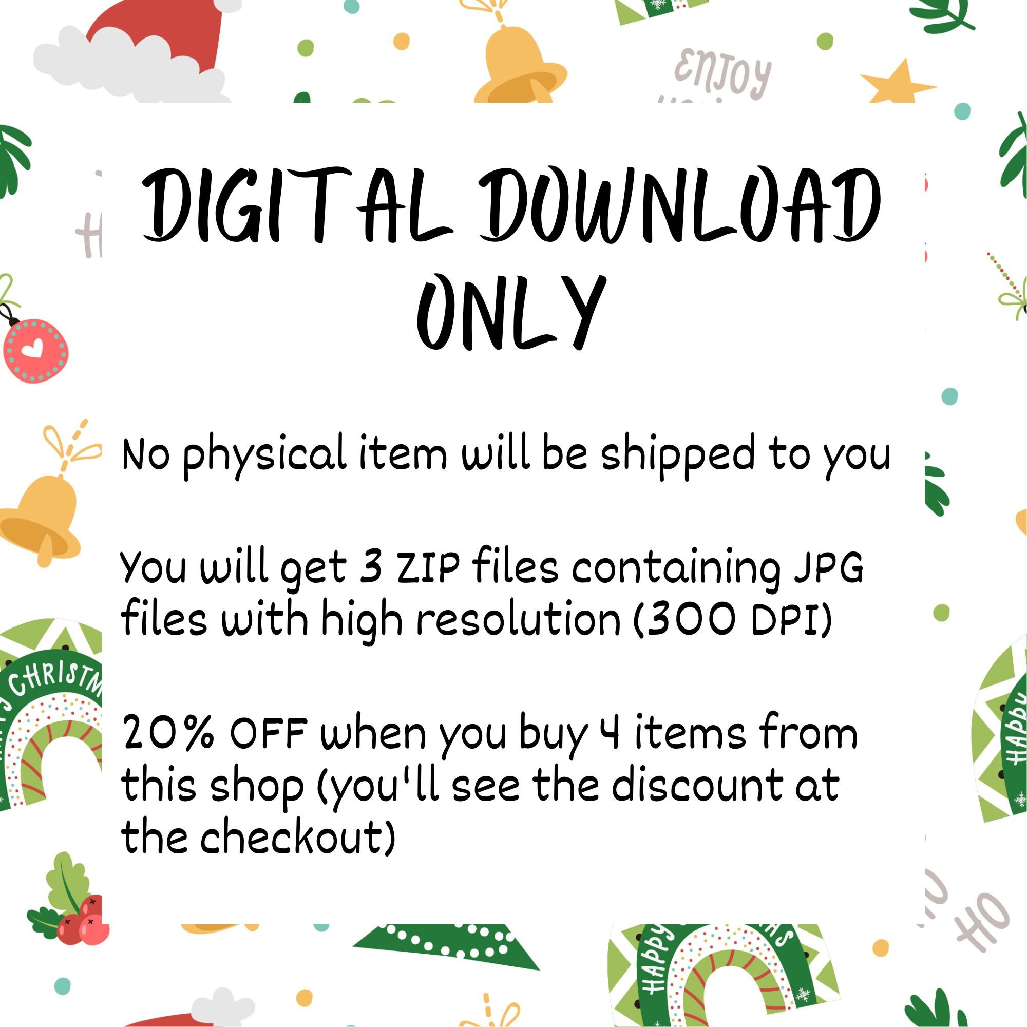 Printable Christmas Bible Verse Bundle Set of 6, Digital Christmas Wall ...