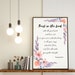 Proverbs 3:5-6 Trust in the Lord, Printable Bible Verse Wall Art ...