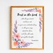 Proverbs 3:5-6 Trust in the Lord, Printable Bible Verse Wall Art ...