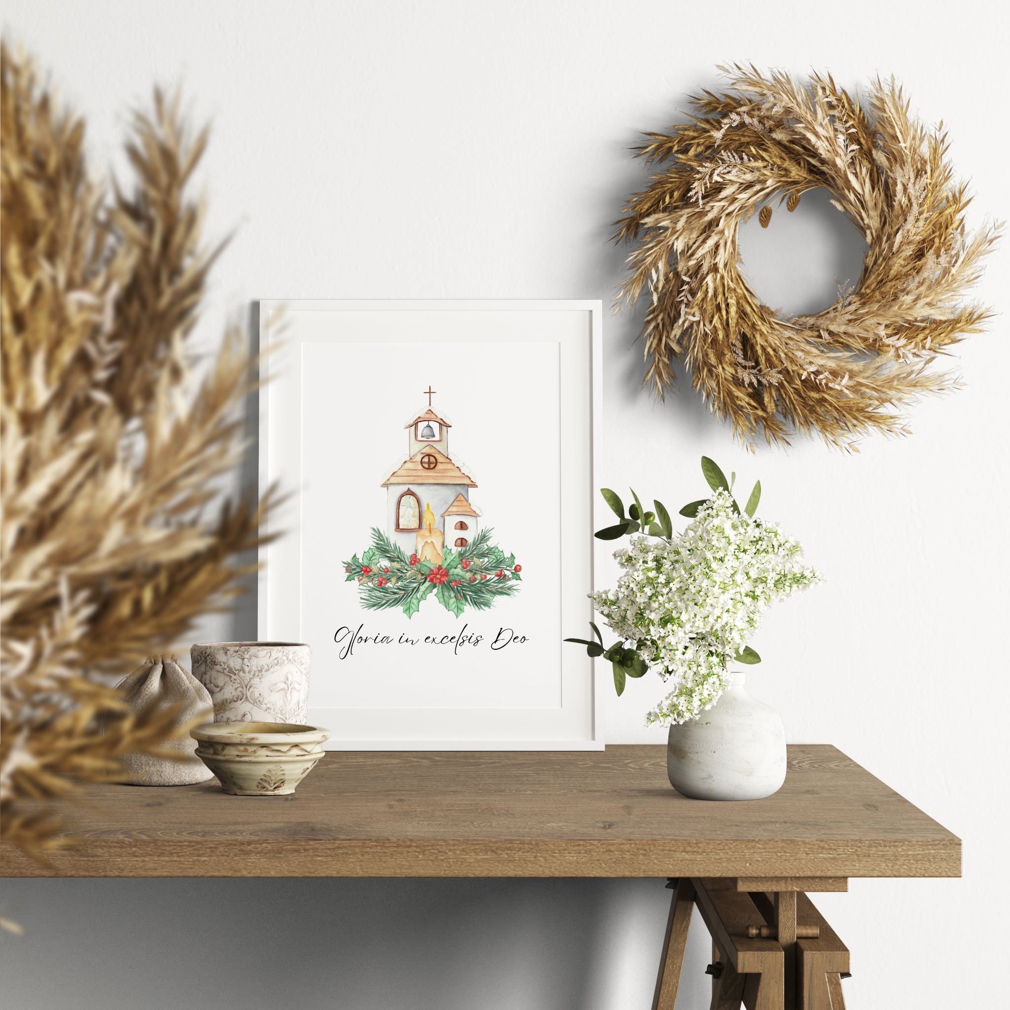 Gloria in Excelsis Deo Download, Printable Christmas Wall Art ...