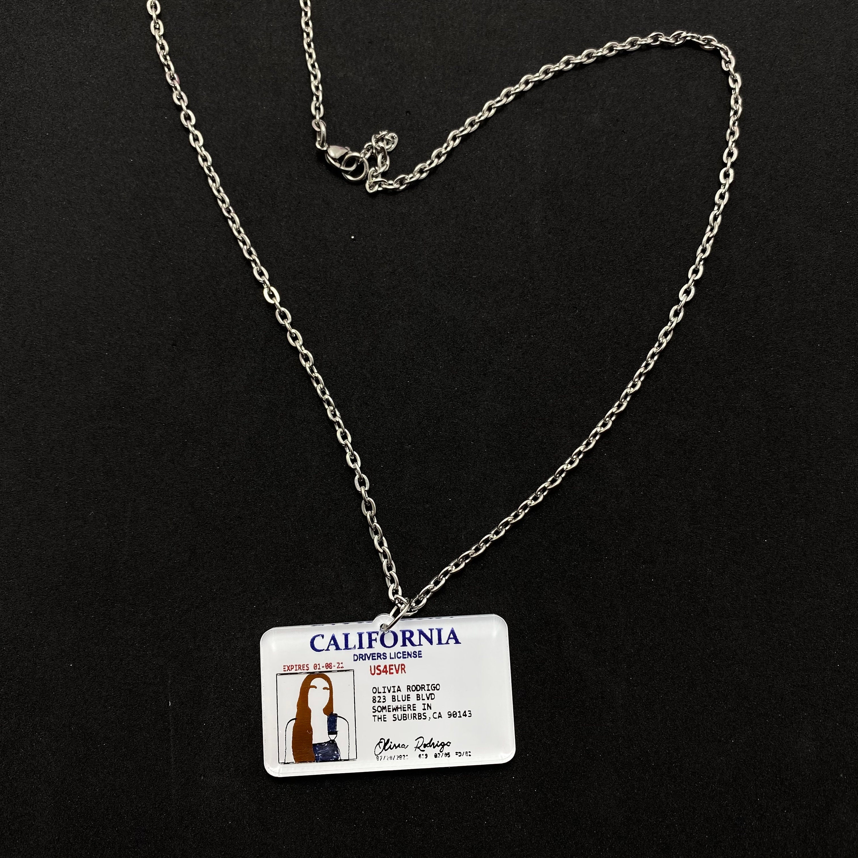 Olivia Rodrigo Drivers License Necklace - Etsy