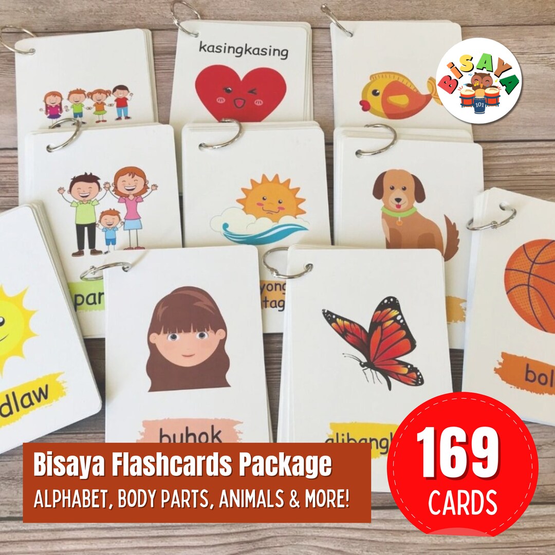 Bisaya Cebuano Flashcards | Kids Language Learning (PDF) - Etsy
