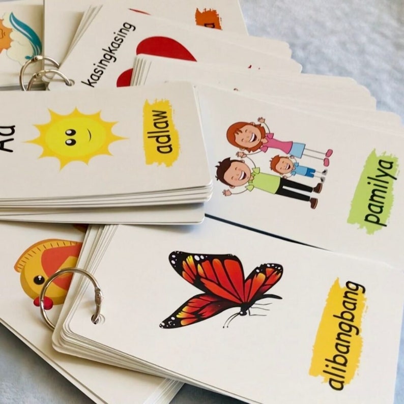 Bisaya Cebuano Flashcards | Kids Language Learning (PDF) - Etsy
