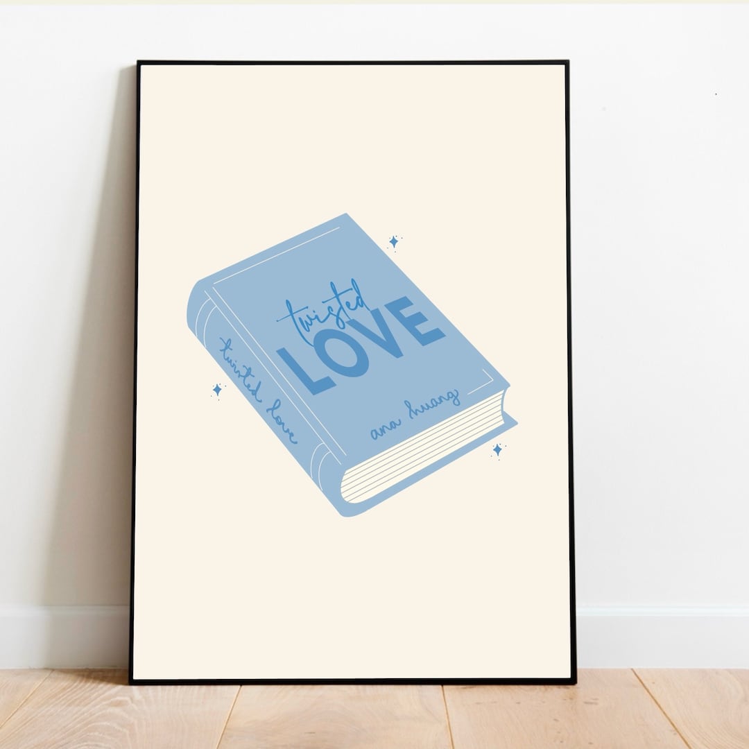 Twisted Love Ana Huang Book Illustration Poster Book Girly Print Decor ...