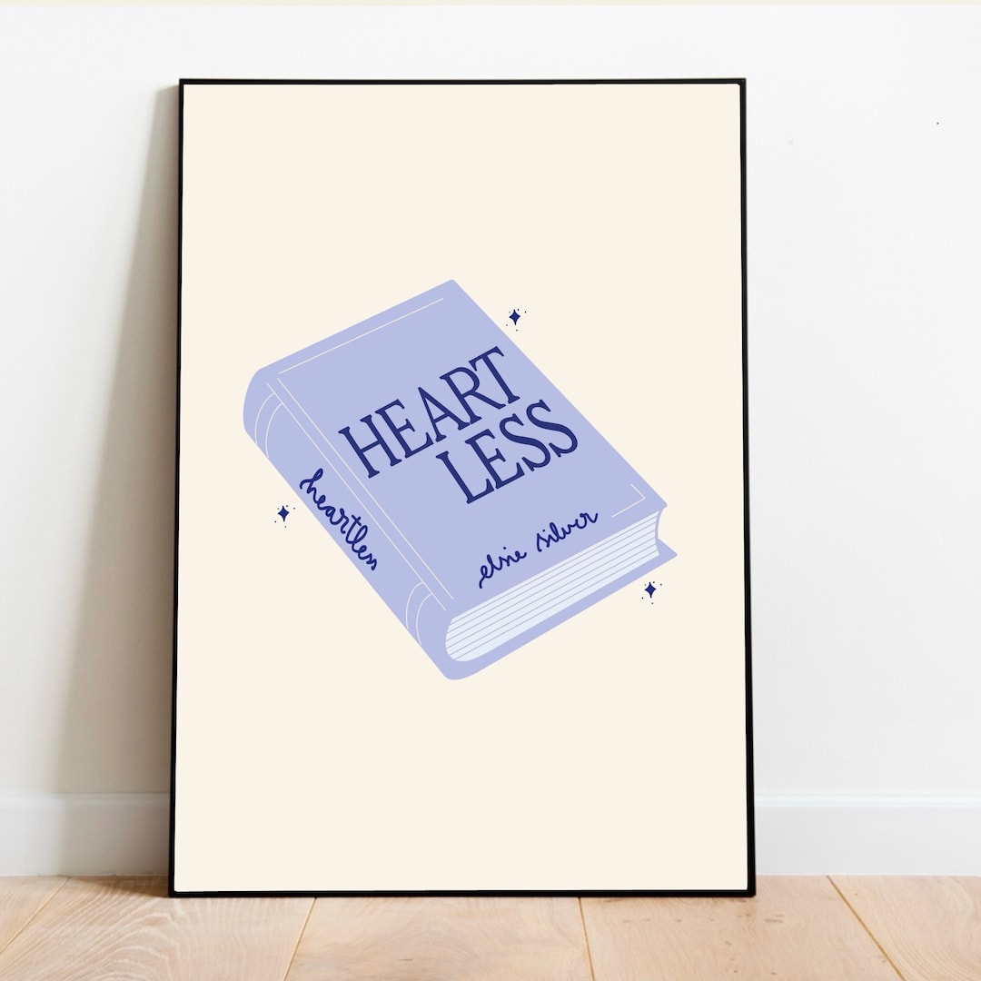 Heartless Elsie Silver Book Illustration Poster Book Girly Print Decor ...