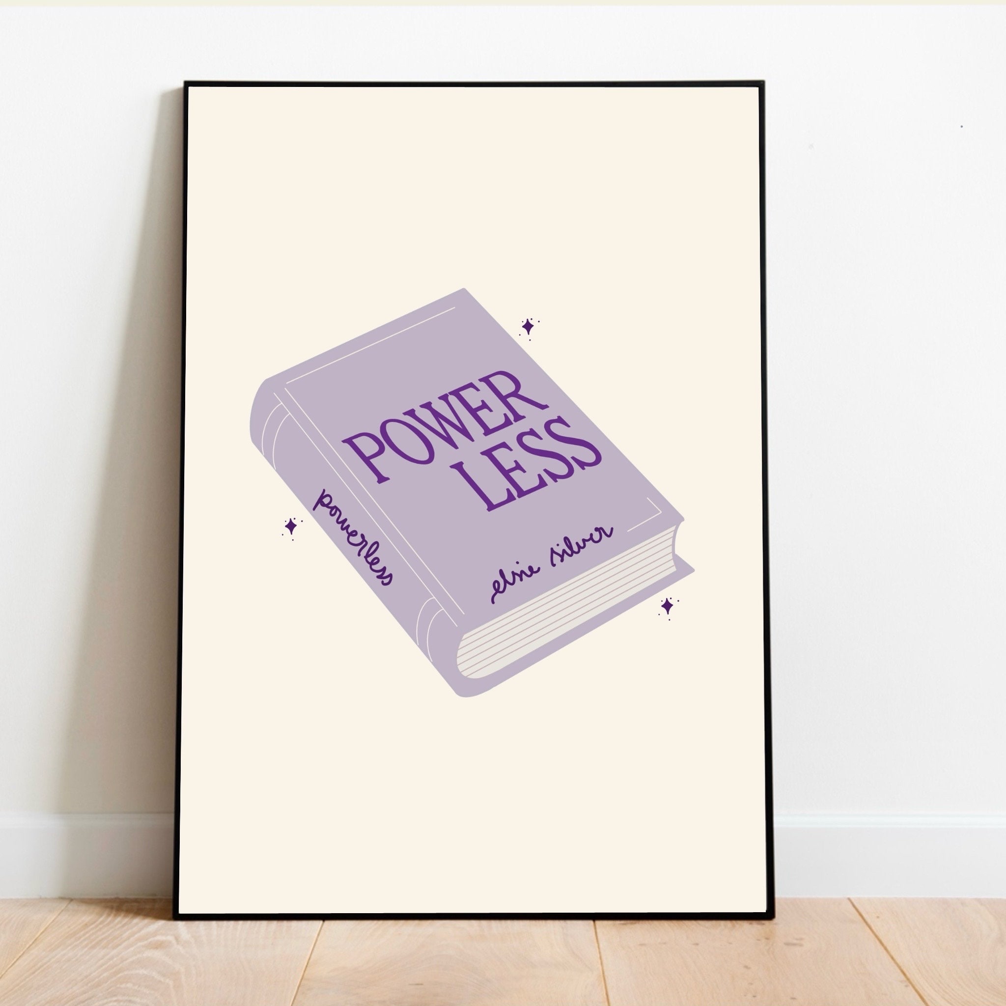 Powerless Elsie Silver Book Illustration Poster Book Girly Print Decor ...