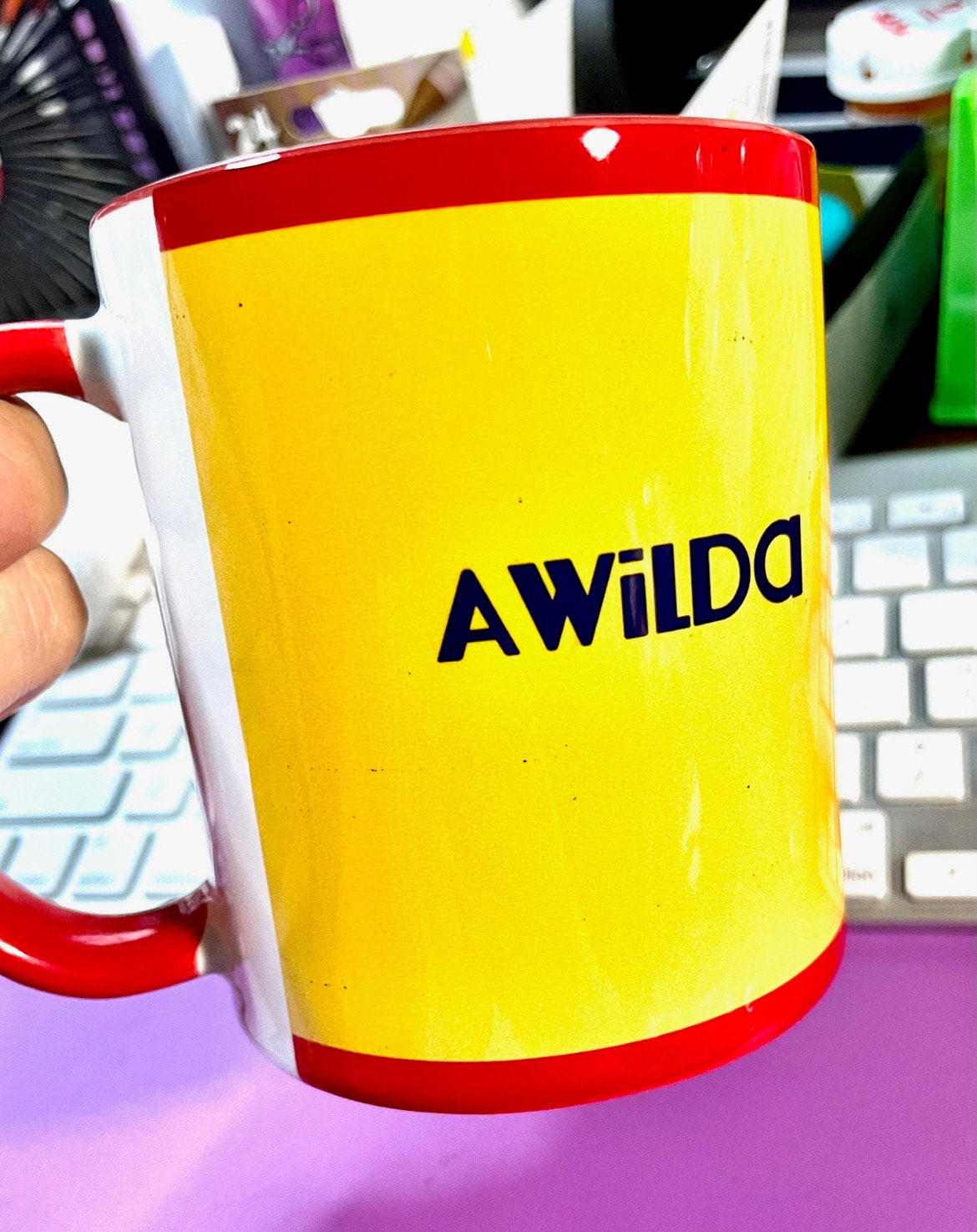 Bustelo Mug With Red Interior & Handle. Cafesito Mug. Un Buchito. - Etsy