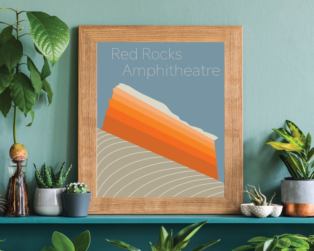 Red Rocks Wall Art, Denver, Red Rocks Print, Denver Wall Art, Red Rocks ...