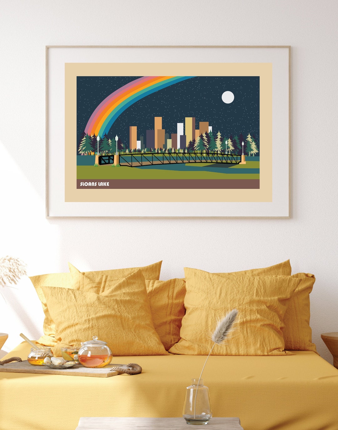 Denver Poster, Denver Wall Art, Denver Travel Poster, Colorado Travel ...