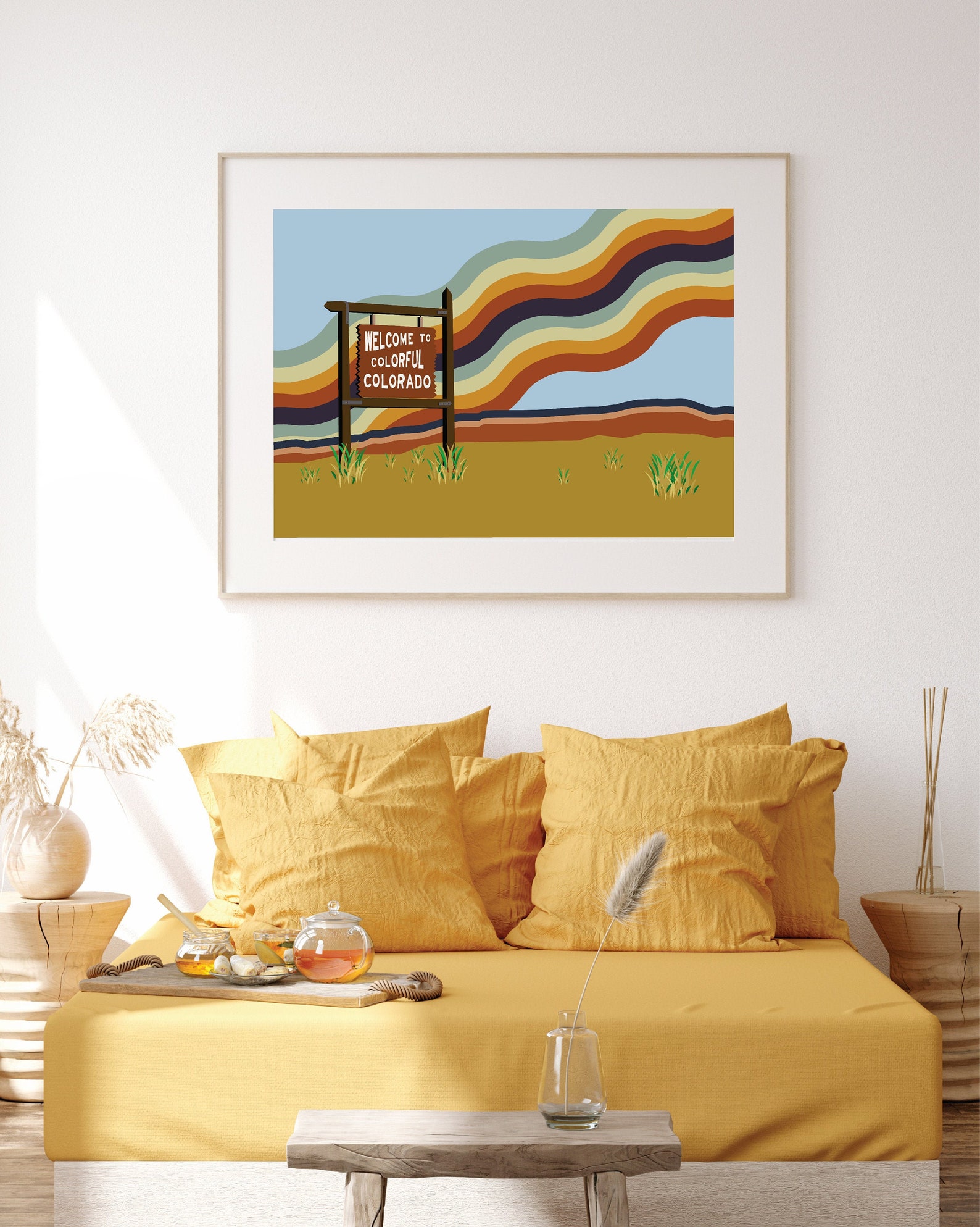 Denver Poster Denver Wall Art Denver Travel Poster Colorado - Etsy