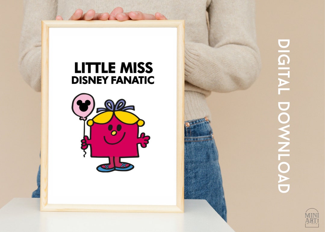 Digital Art Print Little Miss Art Trendy Art Print - Etsy