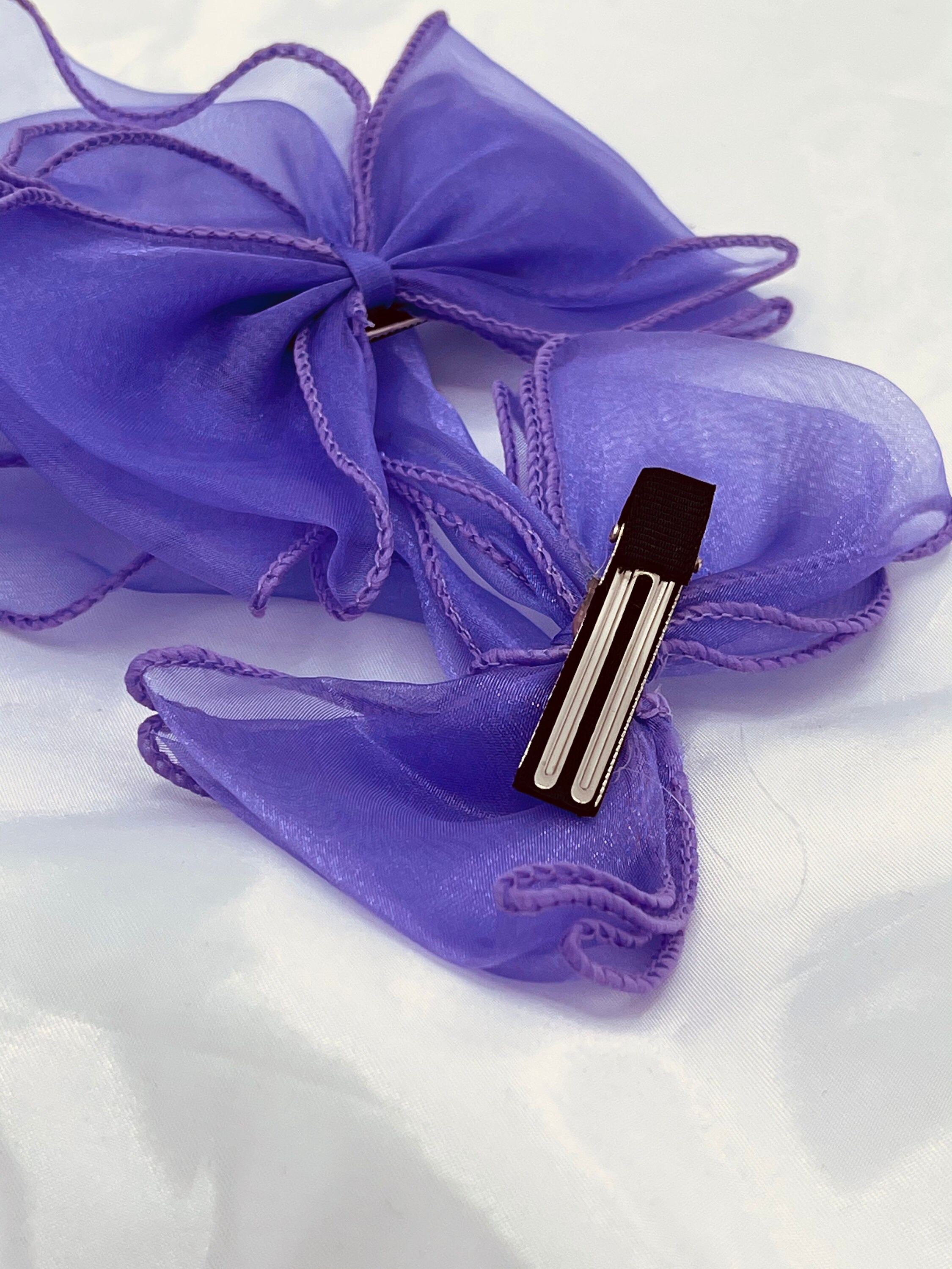 Girl's Ponytail Hair Streamer Clip Ribbon - Etsy UK