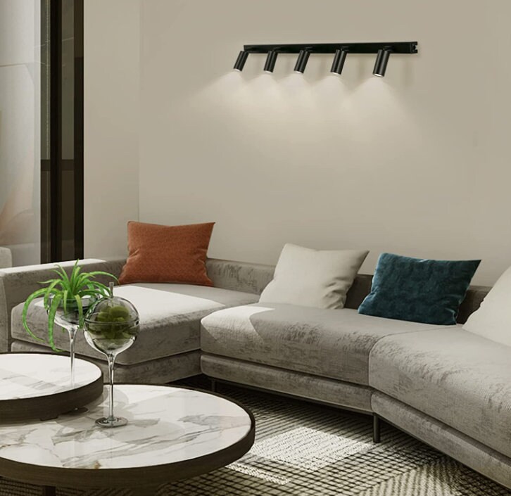Black 5 Way Ceiling Light Fitting Black Spot Light Ceiling - Etsy UK