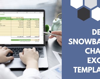 Debt Snowball Chart Excel Template for Budgeting and Loan Schedules ...