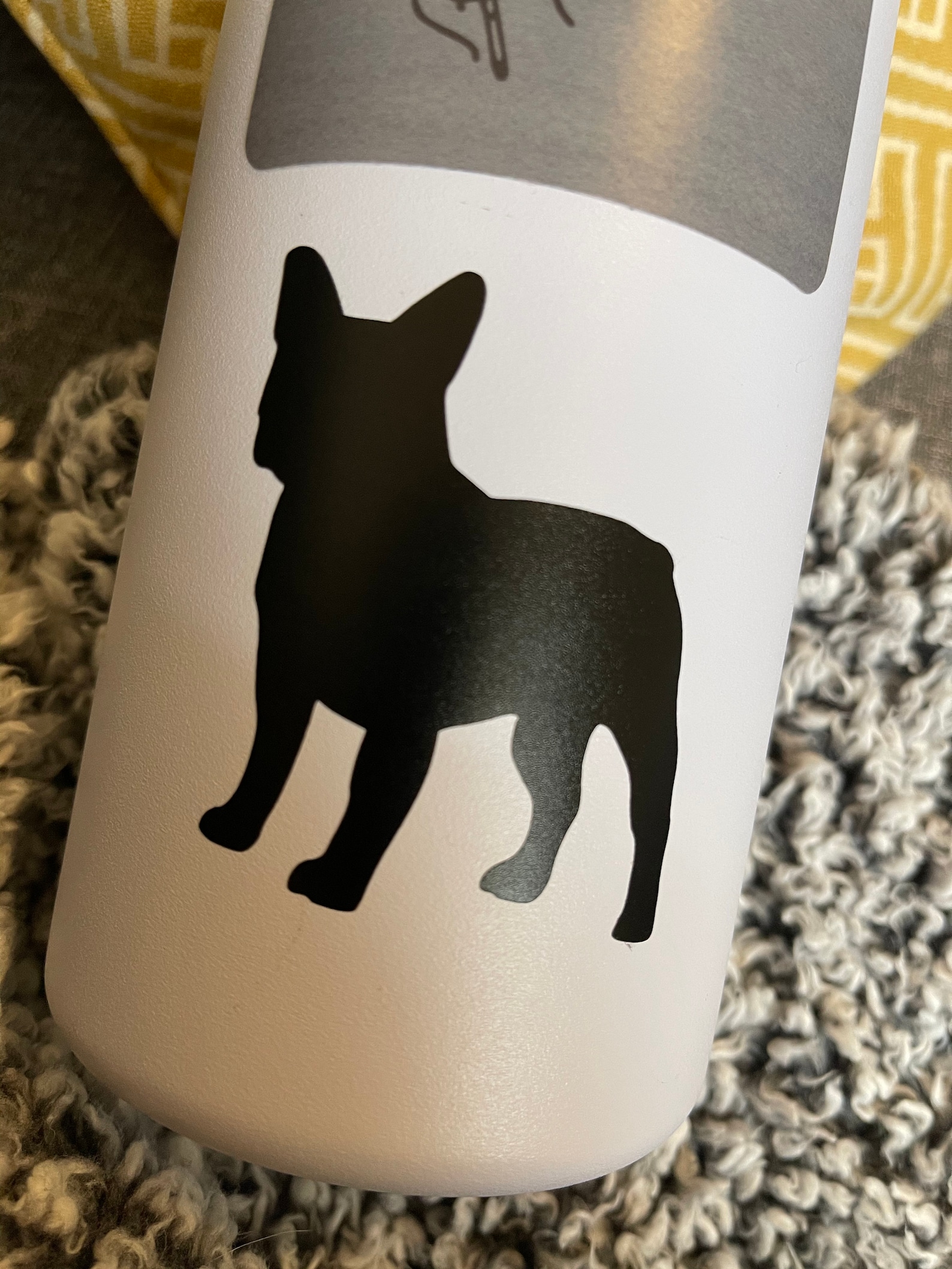 Frenchie Vinyl Decal, Sticker, French Bulldog, Water bottle sticker ...