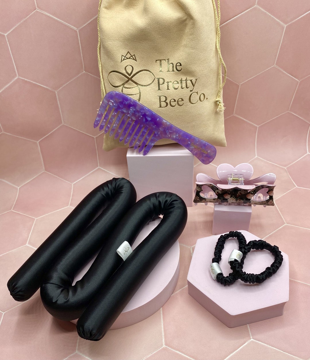 Silk Heatless Curl Kit Jet Heatless Curlers - Etsy