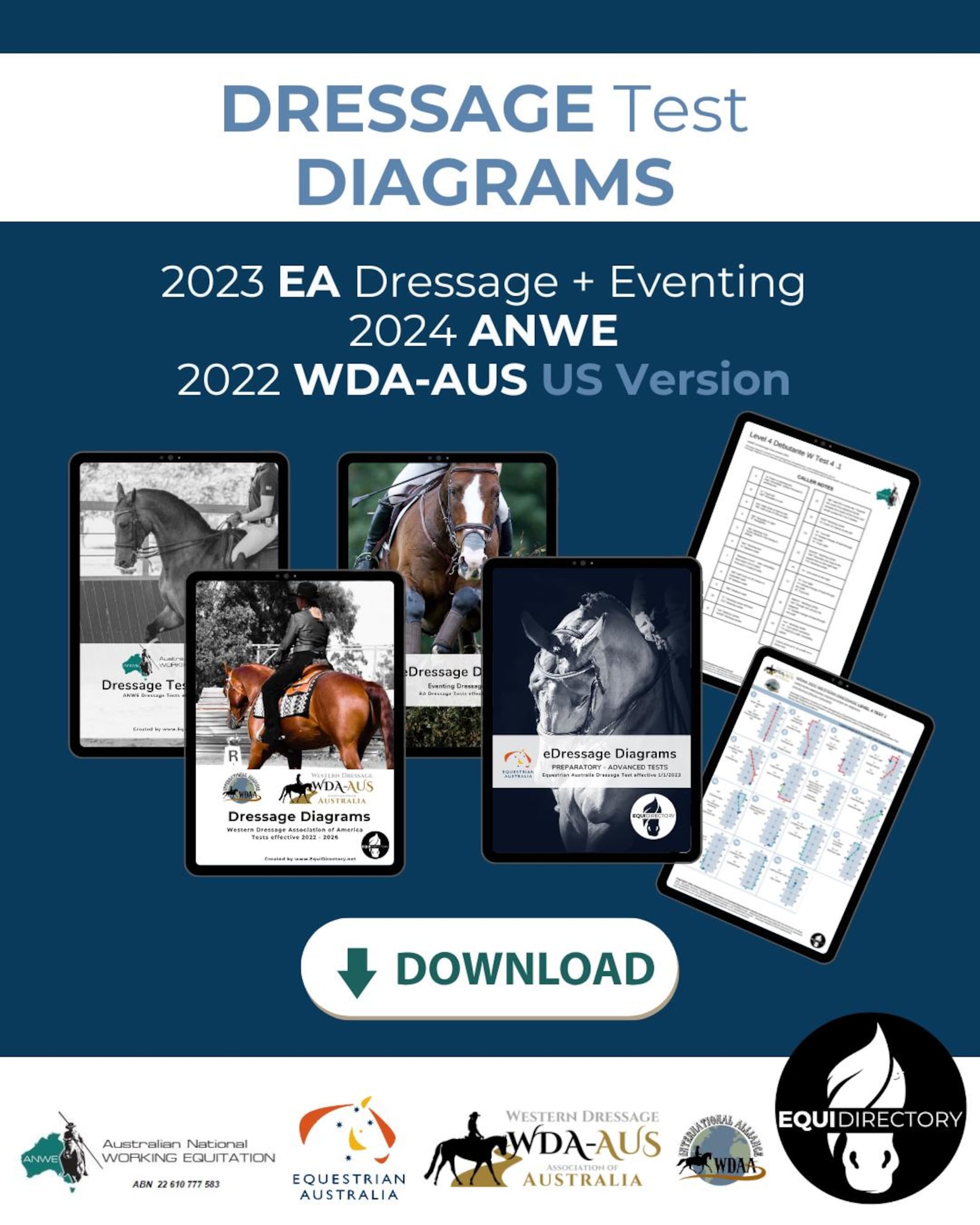 Dressage Test Diagrams - 2024 Australian National Working Equitation ...