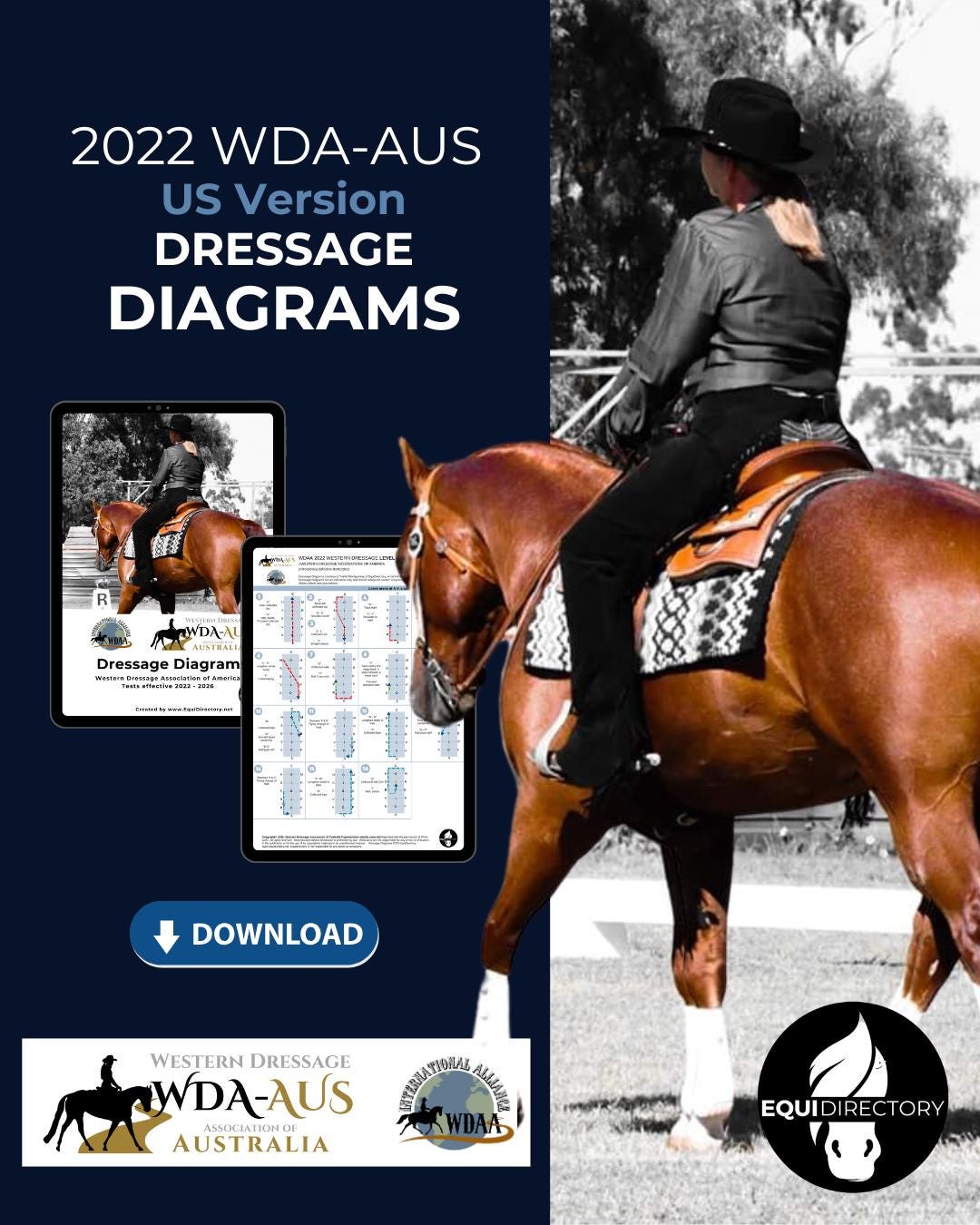 Dressage Test Diagrams - 2022 Western Dressage Association Australia ...