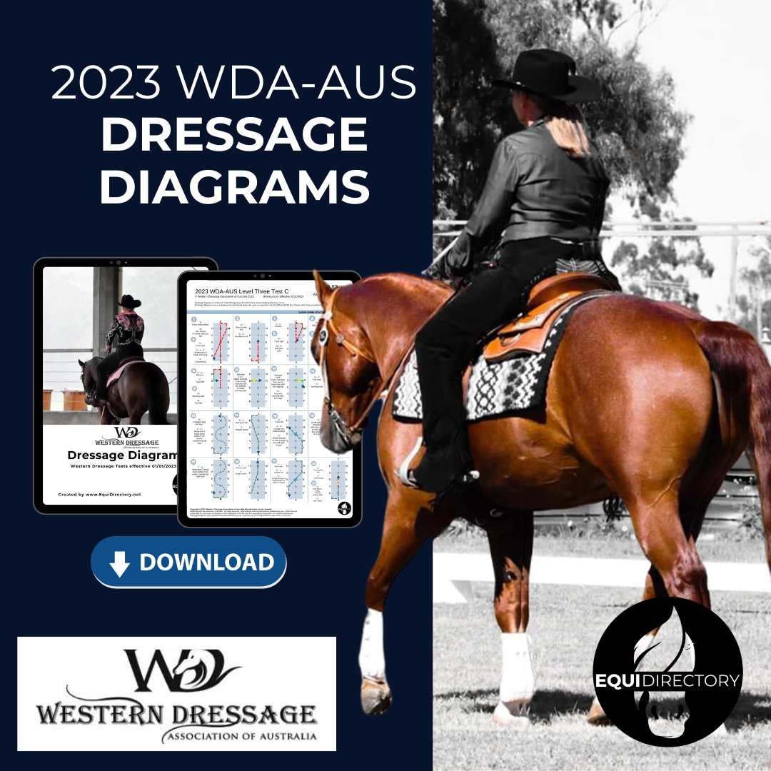 Dressage Test Diagrams - 2023 Western Dressage Association Aus (WDA ...