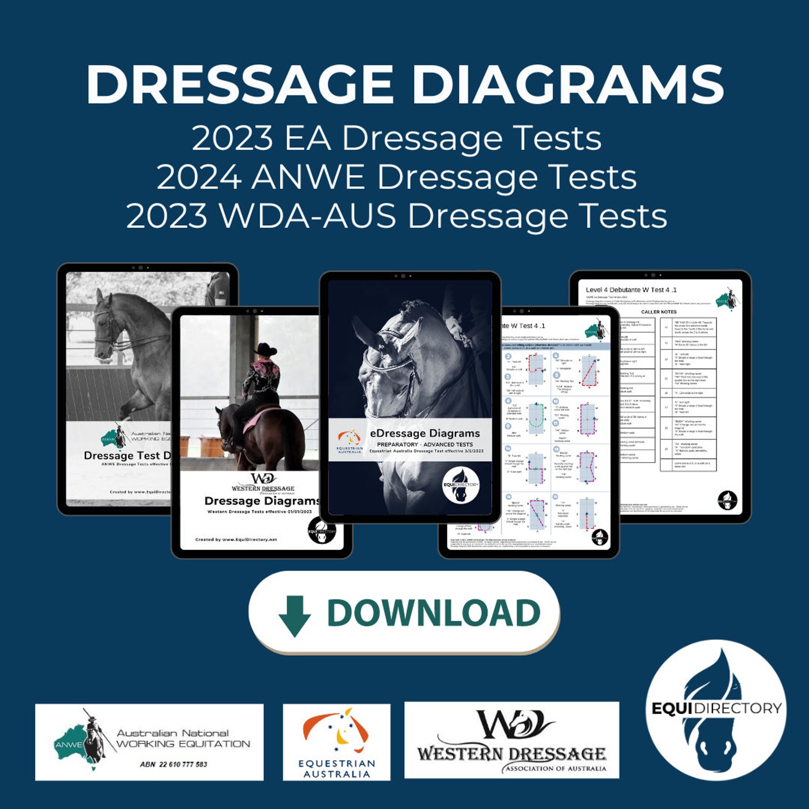 Dressage Test Diagrams - 2024 Australian National Working Equitation ...