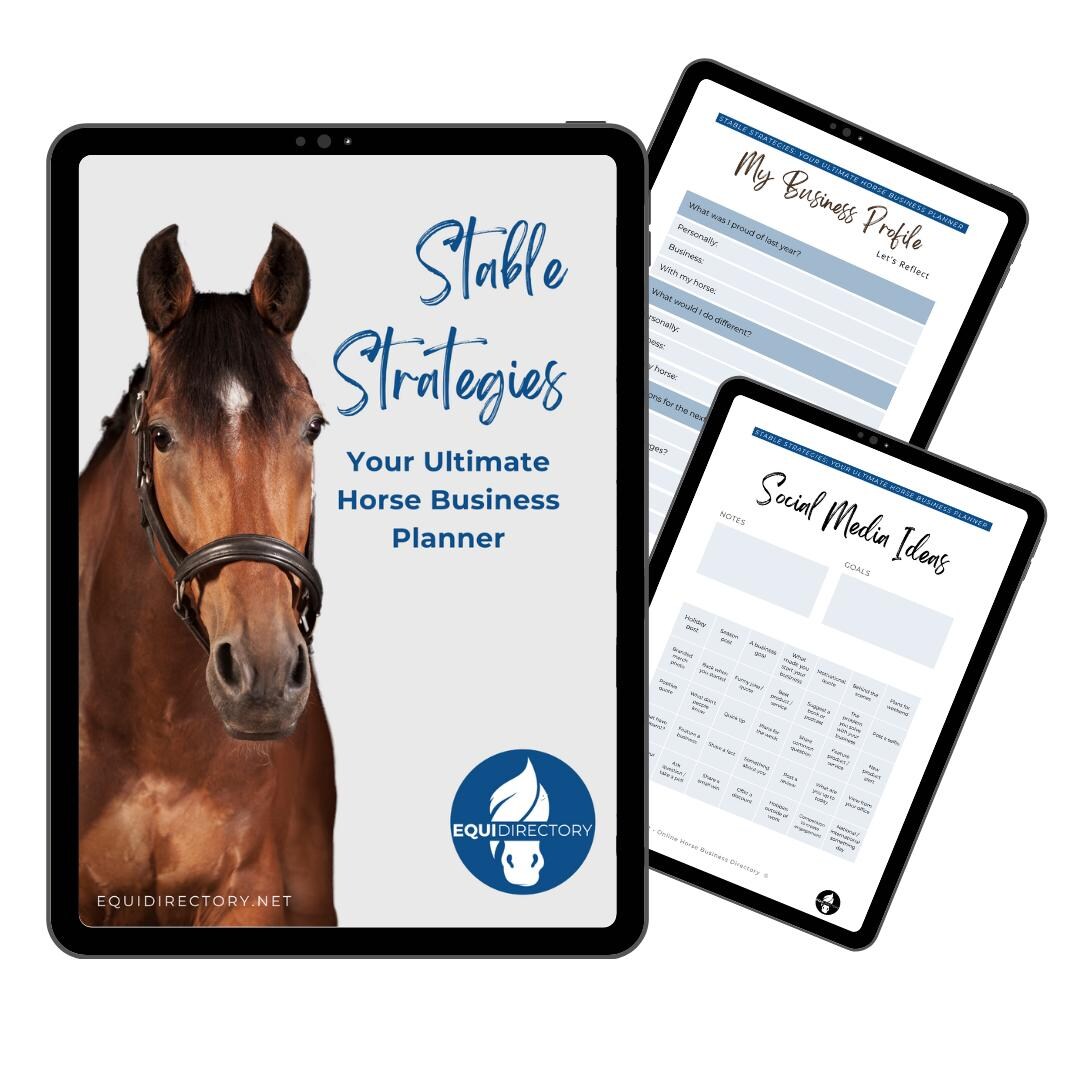 Stable Strategies - Horse Business Planner and Guide - Etsy