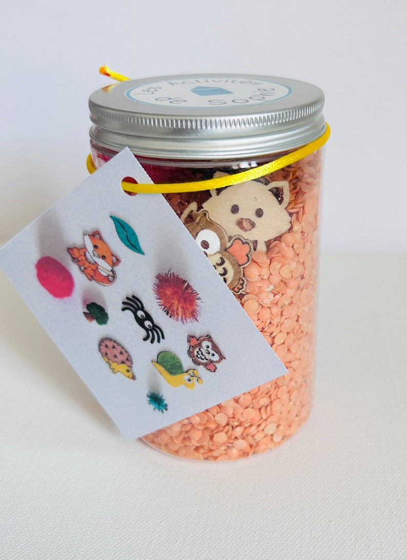 Bocal cherche et trouve I spy jar thème de l'automne - Etsy France